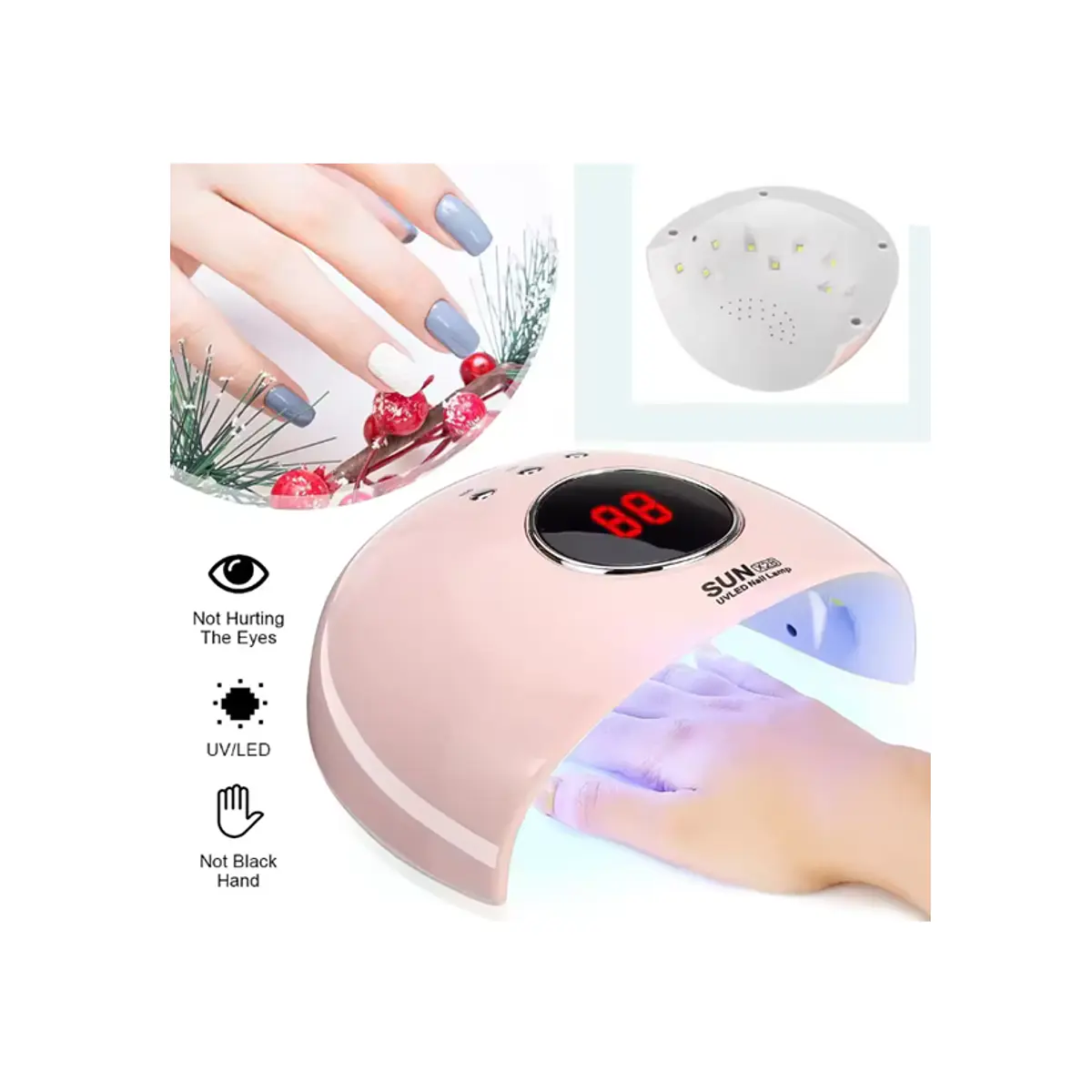 Lampara Uv Manicure Cabina Sun X28 36w Uv-led