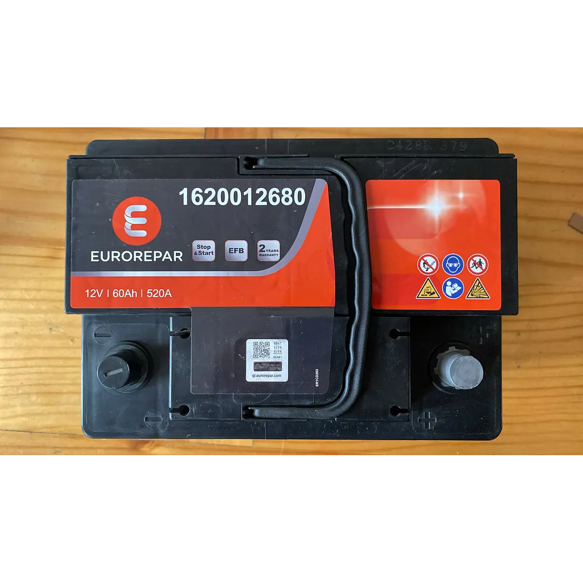 BATERIA EUROREPAR STAR/STOP EFB MODELO (VER DESCRIPCIÓN)