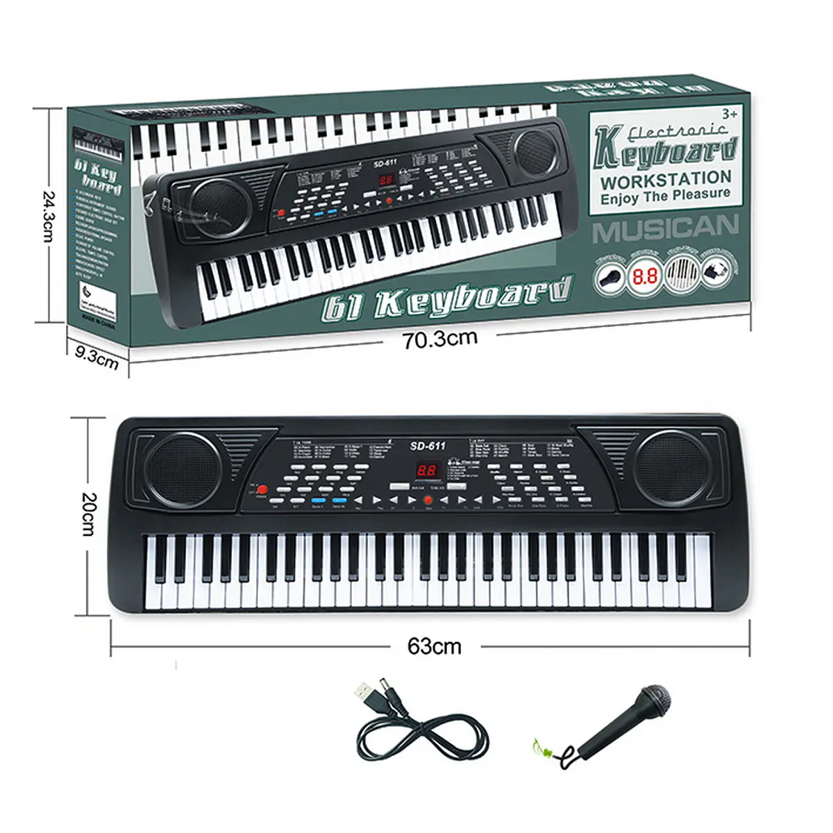 ORGANO MUSICAL 61 TECLAS