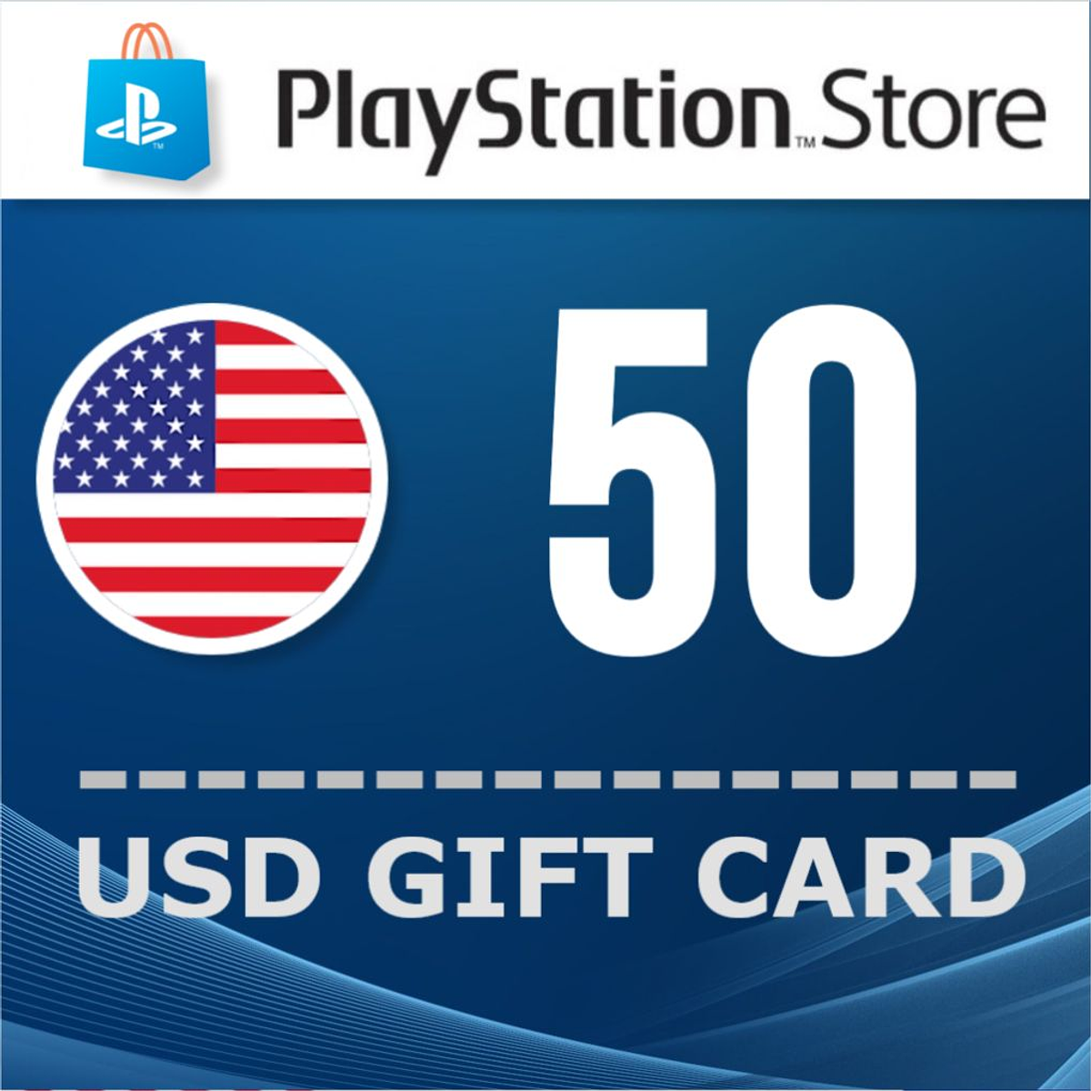 $50 Playstation Gift Card EEUU