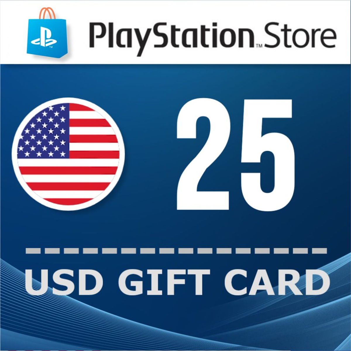 $25 Playstation Gift Card EEUU