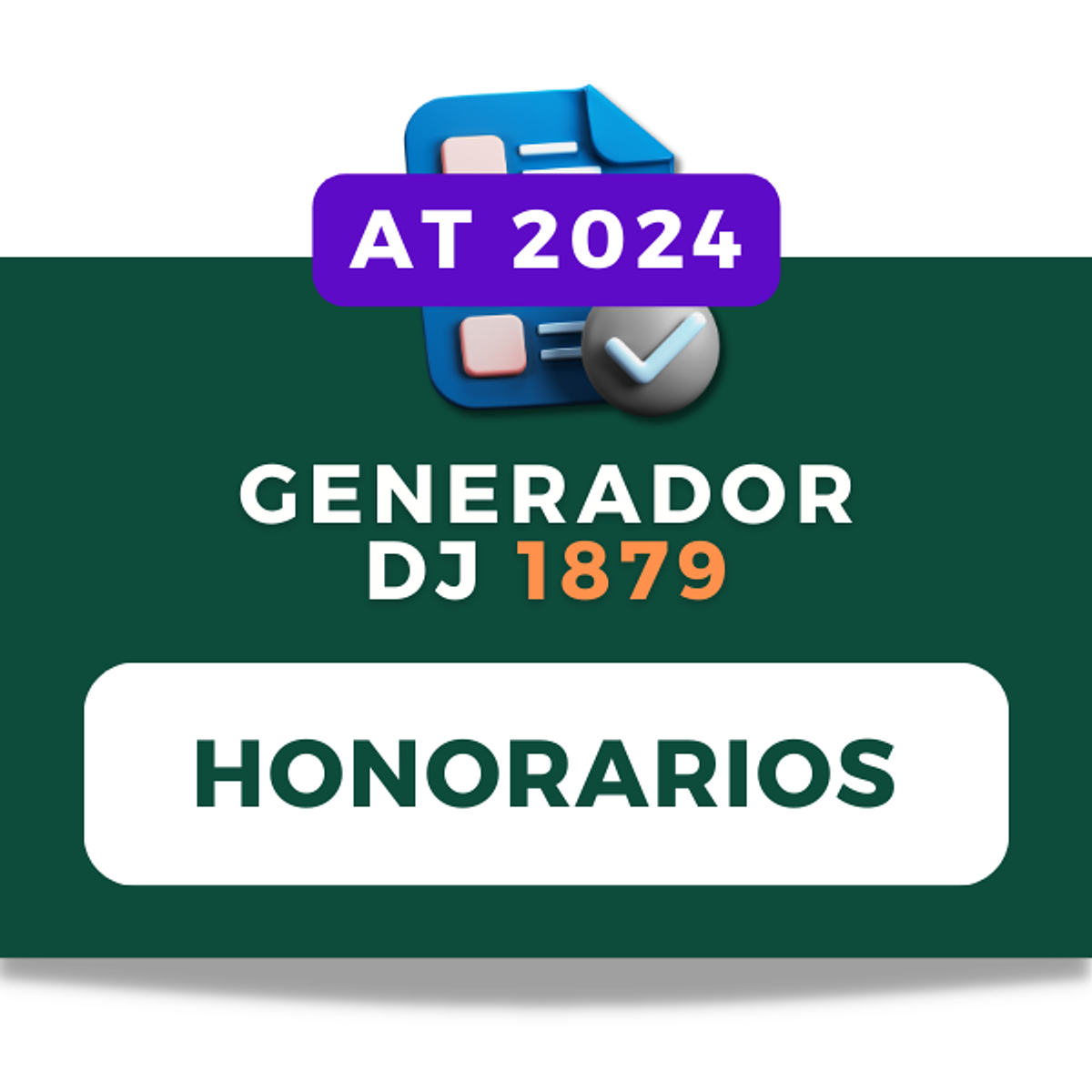 GENERADOR DJ 1879 - HONORARIOS - AT2024