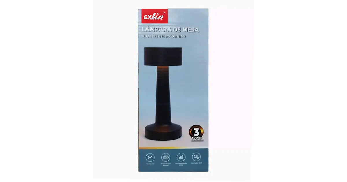 Lámpara de Mesa Exlin - Negro