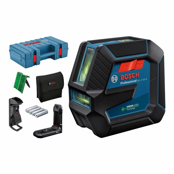 Nivel Laser de 2 linhas verdes GLL 2-15 G BOSCH