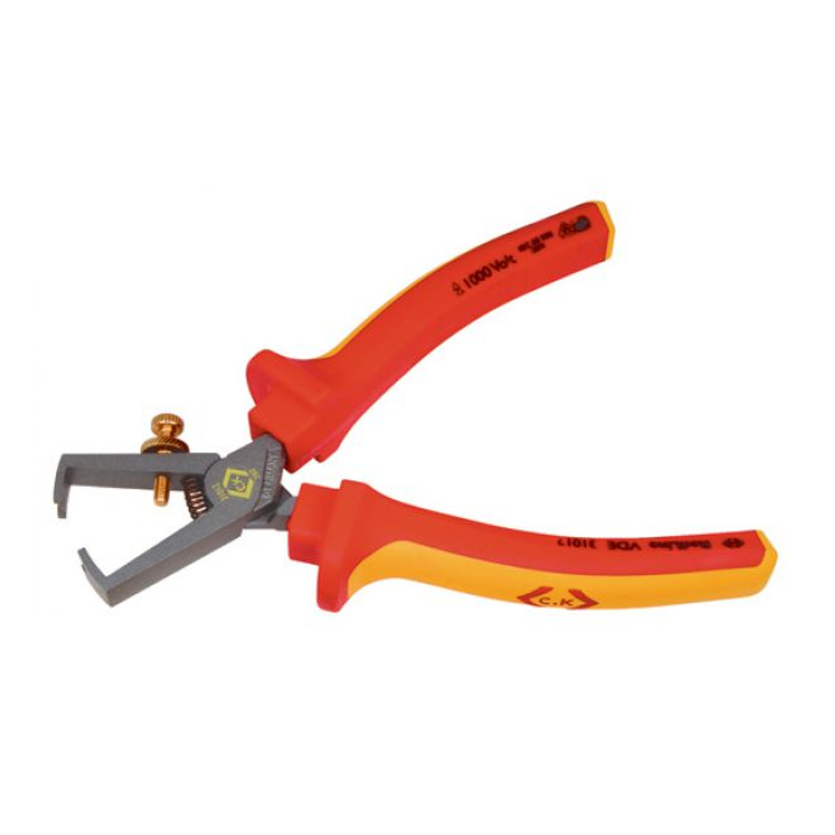 Alicate de descarnar ajustável isolado VDE CK TOOLS