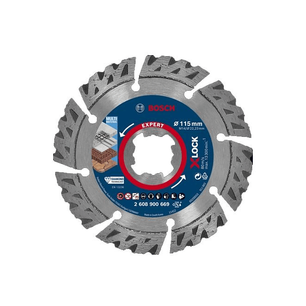 Disco de diamante multimaterial X-LOCK EXPERT MULTIMATERI...