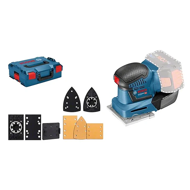 Lixadeira Orbital sem fio GSS CLICK & GO 18V BOSCH