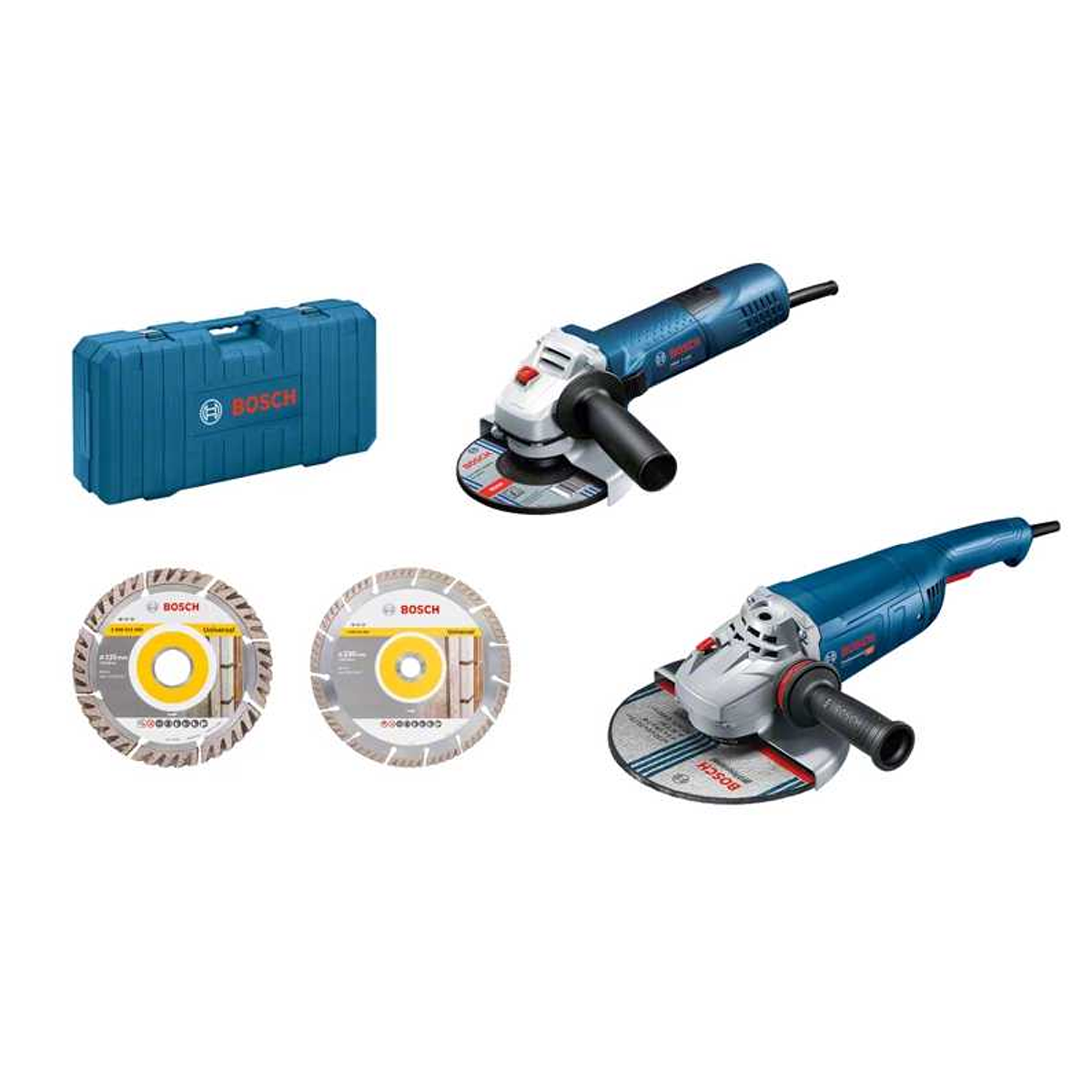 Conjunto Rebarbadora GWS 22-230 J + GWS 7-125 BOSCH