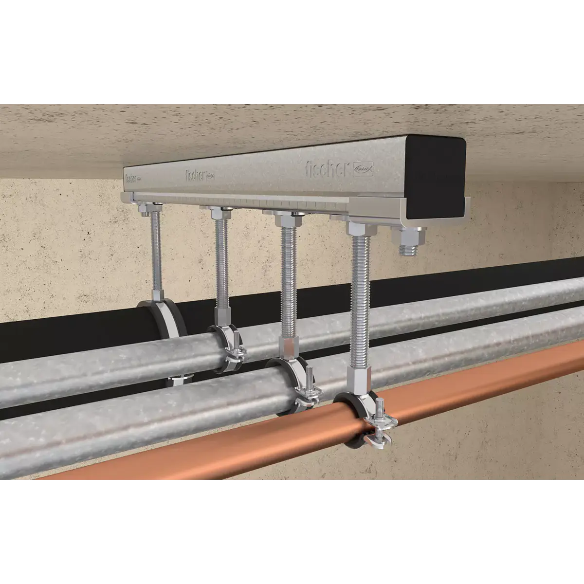 Abraçadeira com Dobradiça para Tubo FRGS Plus 32-37 (1)