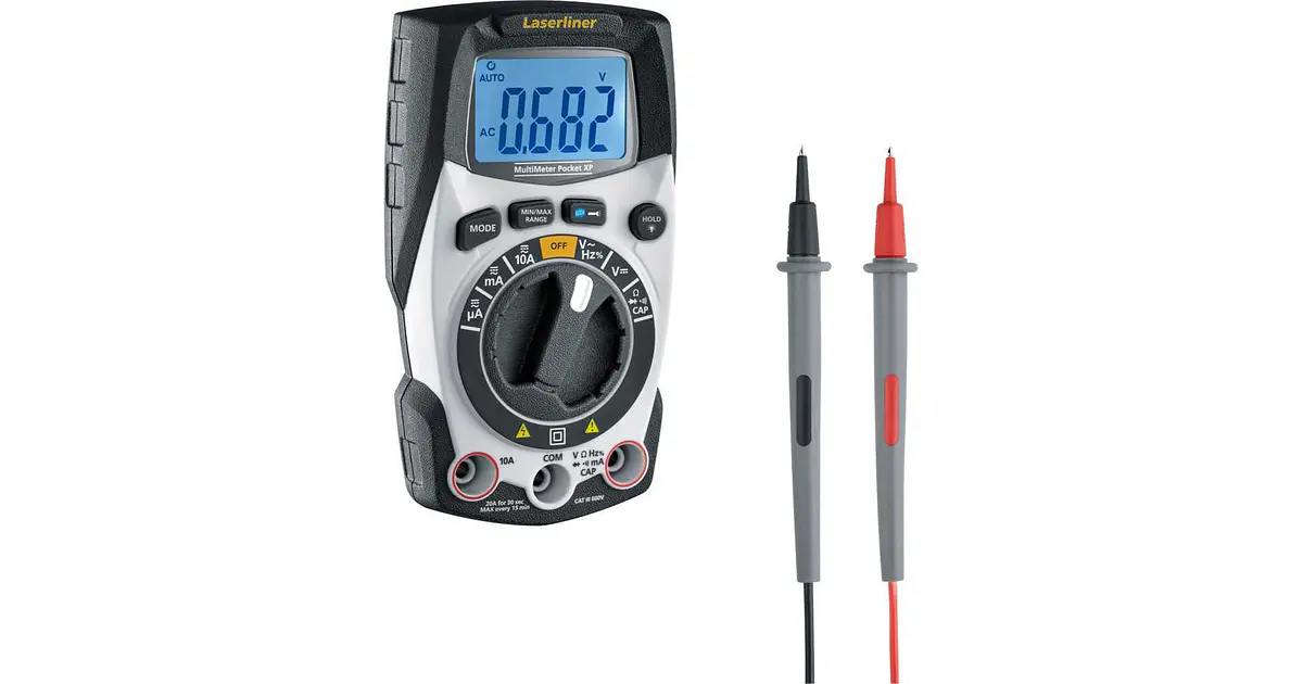 MultÍmetro profissional MultiMeter Pocket XP LASERLINER