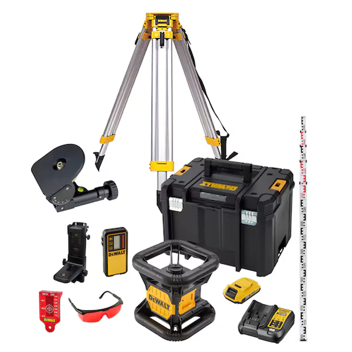 Nivel Laser Vermelho Rotativo Set Completo XR18V-2.0Ah DCK37