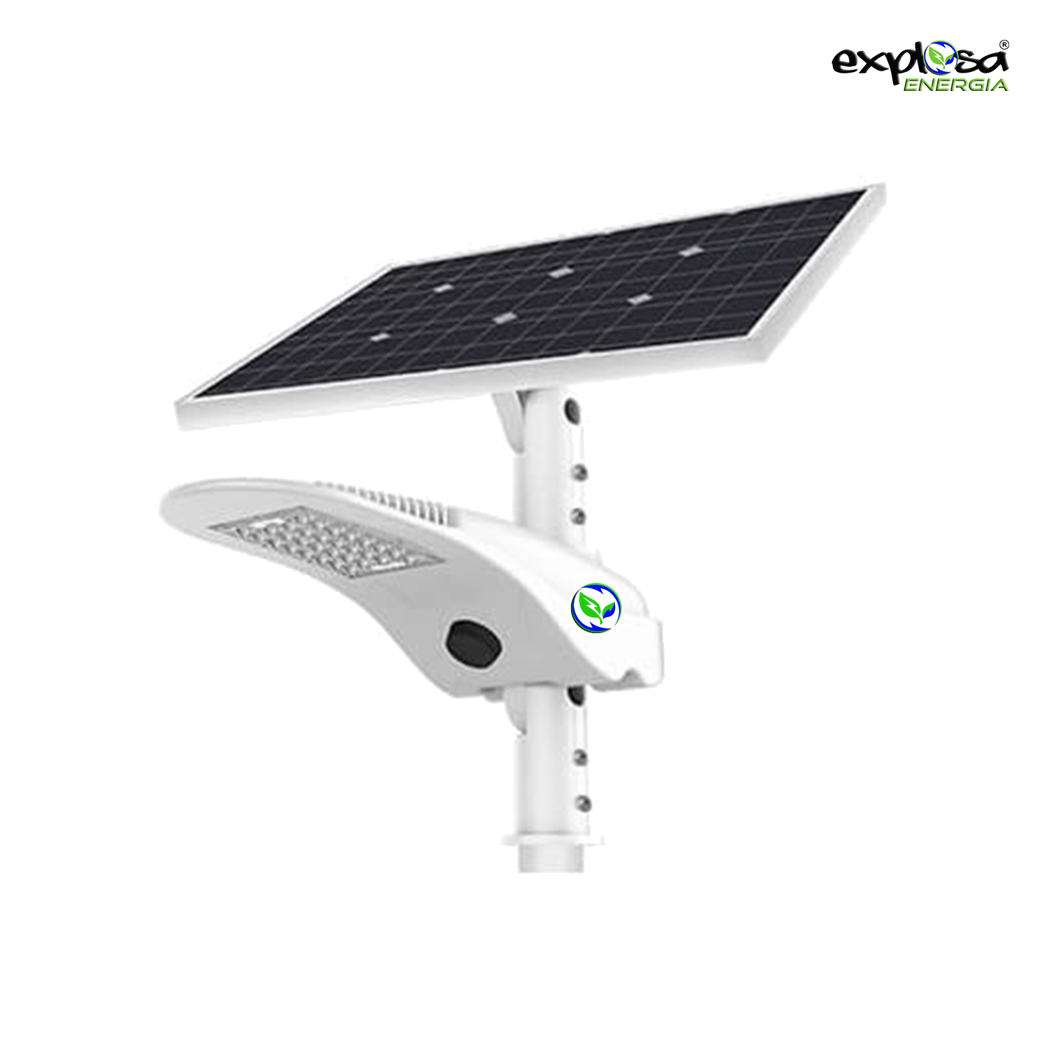 Luminaria Solar LED 40W 4000 Lm con Panel Ajustable