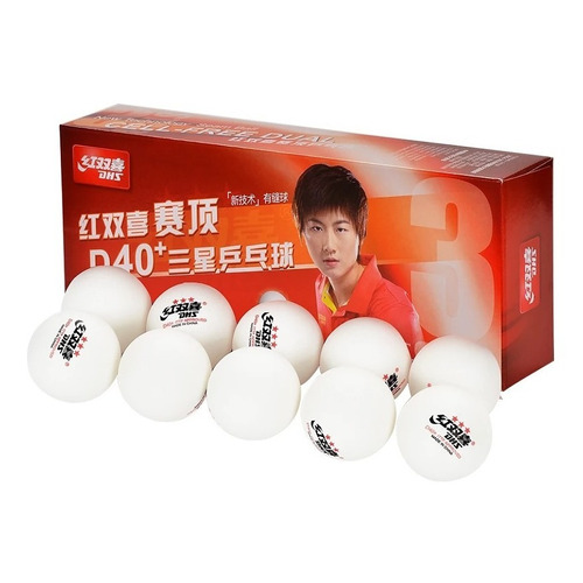 Pelota DHS 40+ 3 Estrellas