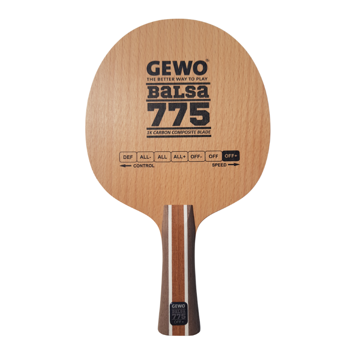 Gewo Balsa Carbón 775