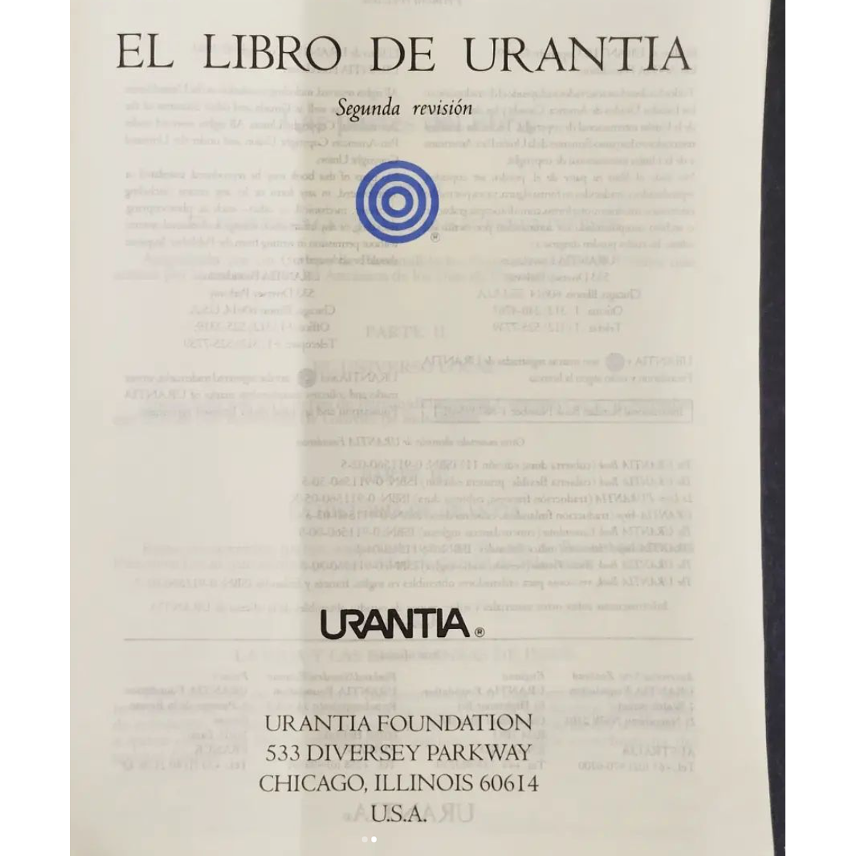 El libro de Urantia.