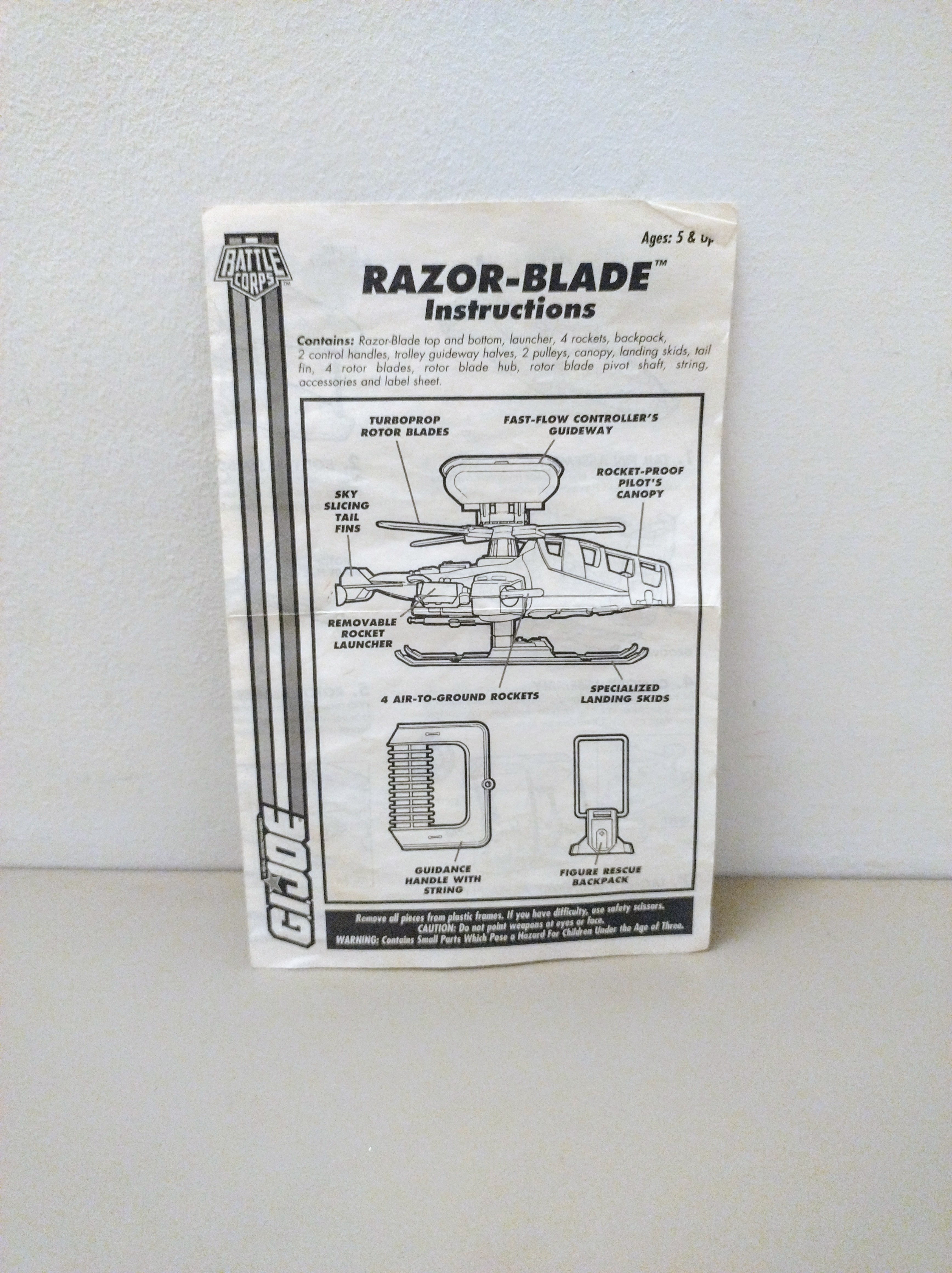 INSTRUCCIONES RAZON BLADE