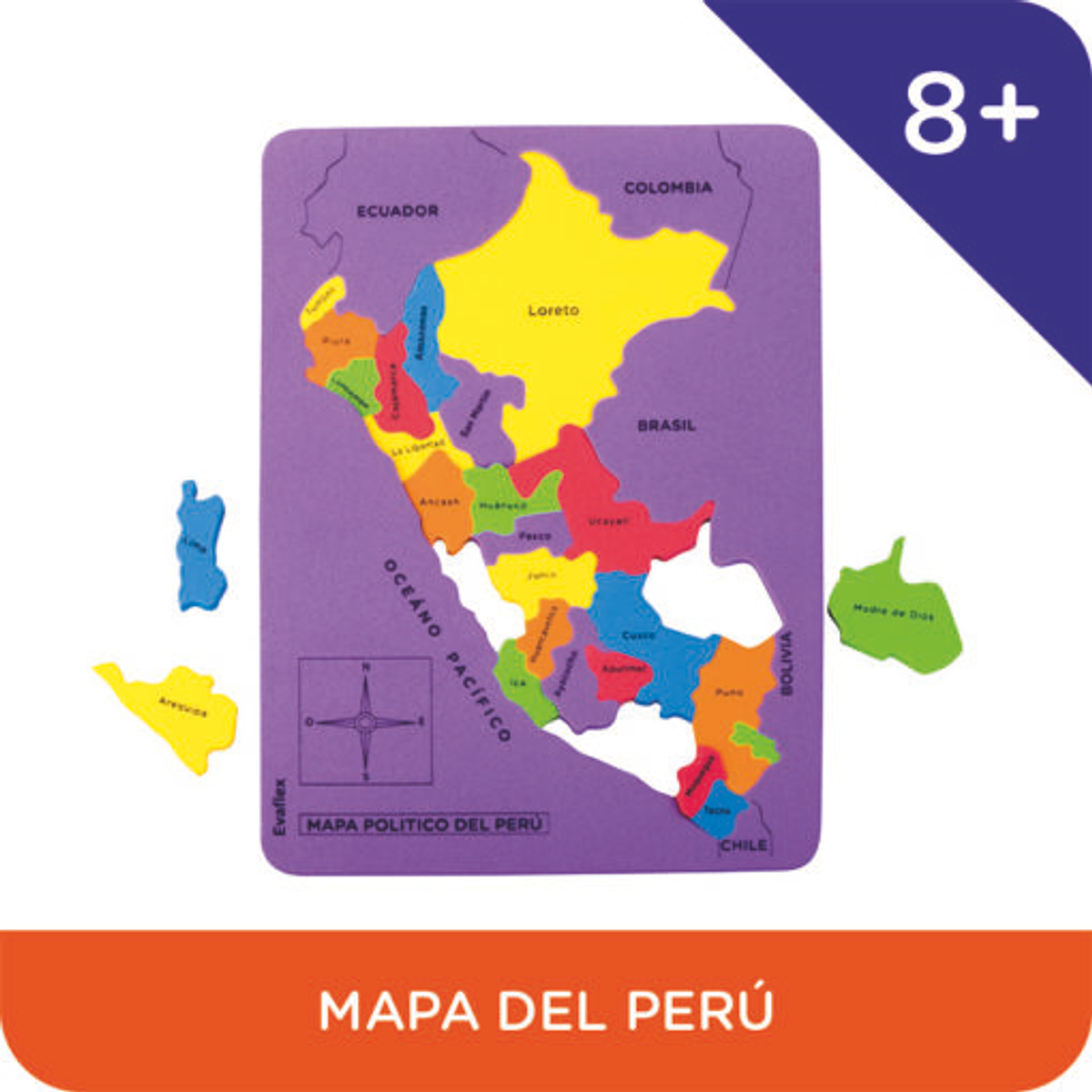 MAPA DEL PERÚ | Familia Baby Panda