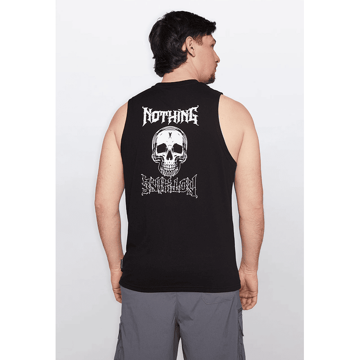 Polera Hombre Hb Calavera Negro Familyshop