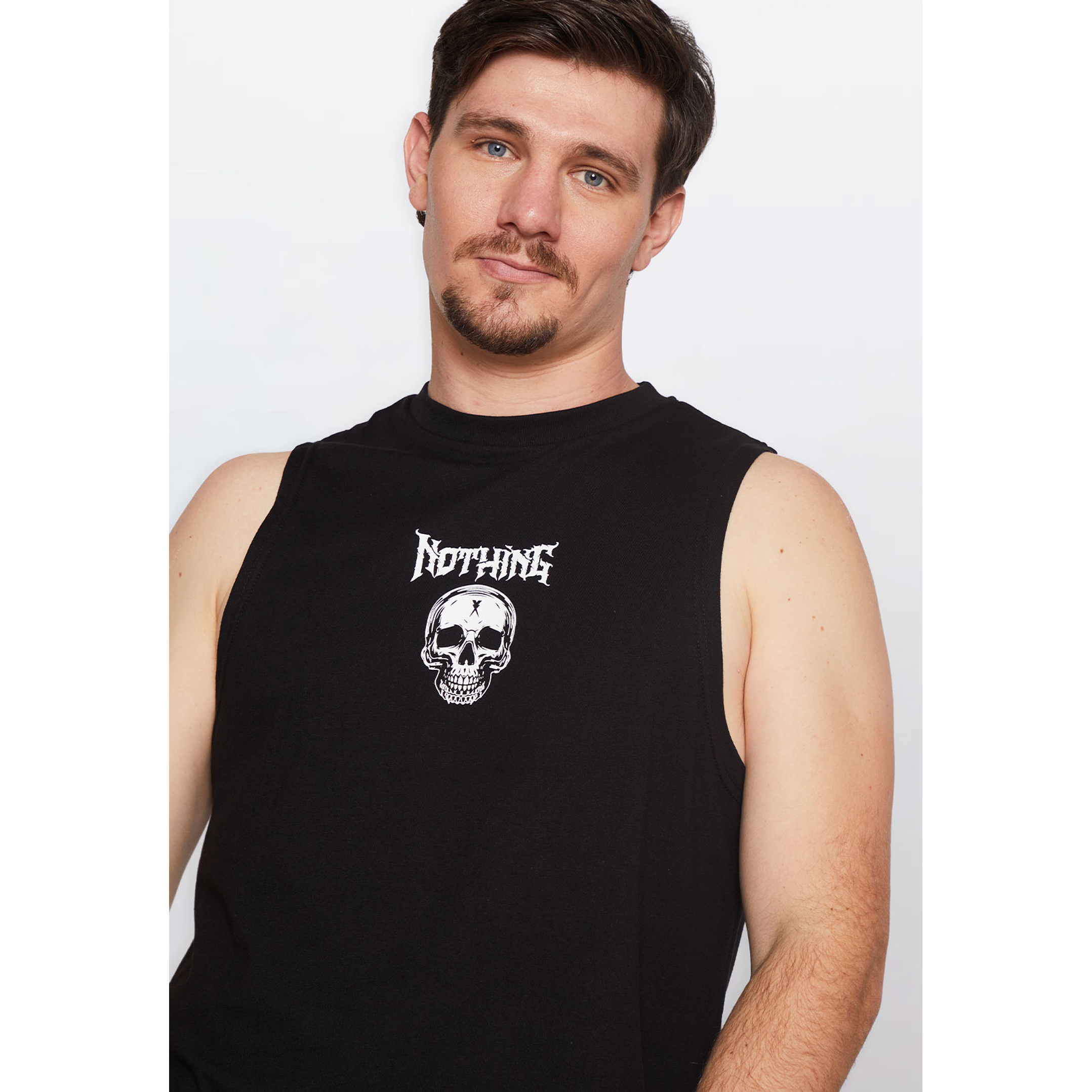 Polera Hombre Hb Calavera Negro Familyshop