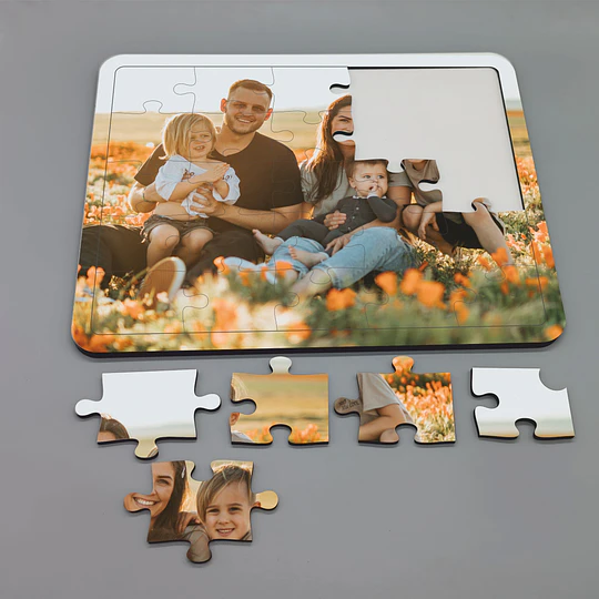 Puzzle personalizado com imagem e mensagem á sua escolha