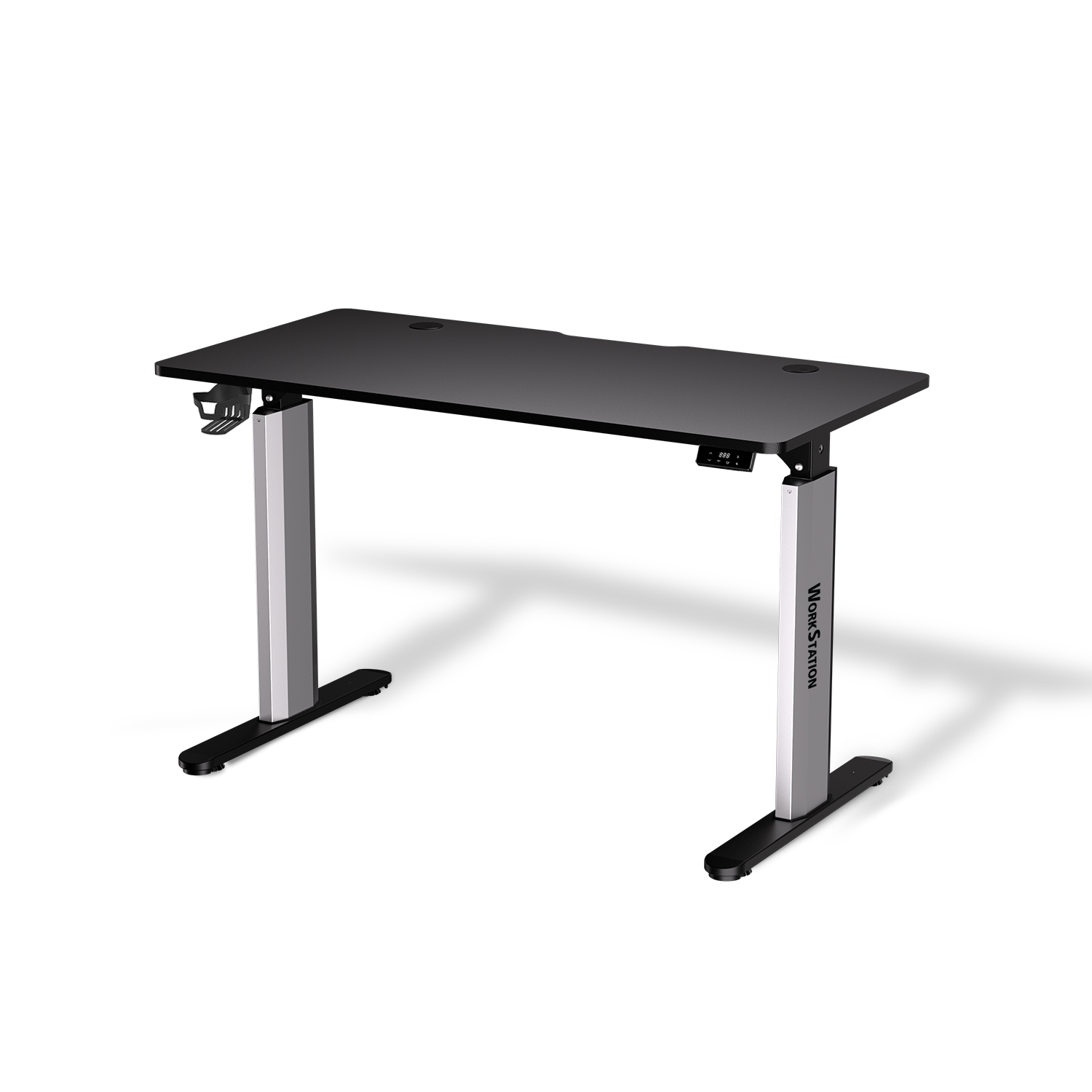 WS414 WORKSTATION Carbon Black Escritorio con Control de Ele
