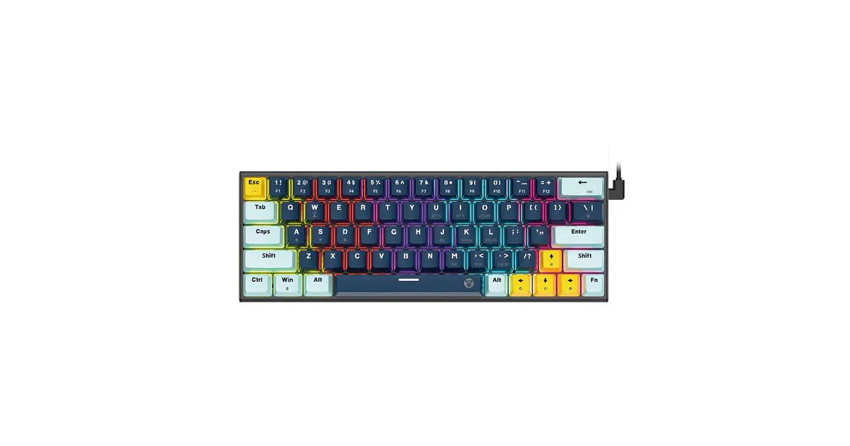 MK874V2 ATOM63 Navy Teclado Mecánico 60% Hot-Swappable Layou