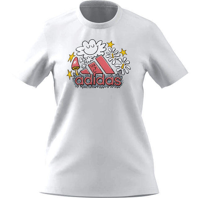 Polera Mujer Blanca Adidas IN7951