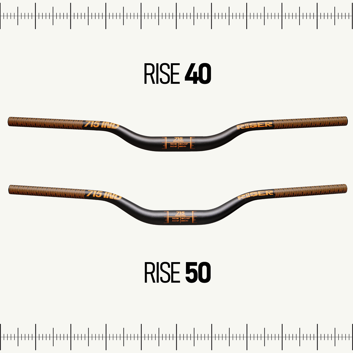 MANILLAR 715IND RISER SILVER 35 CLAMP