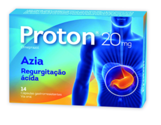 Proton, 20 mg x 14 cáps gastrorresistente