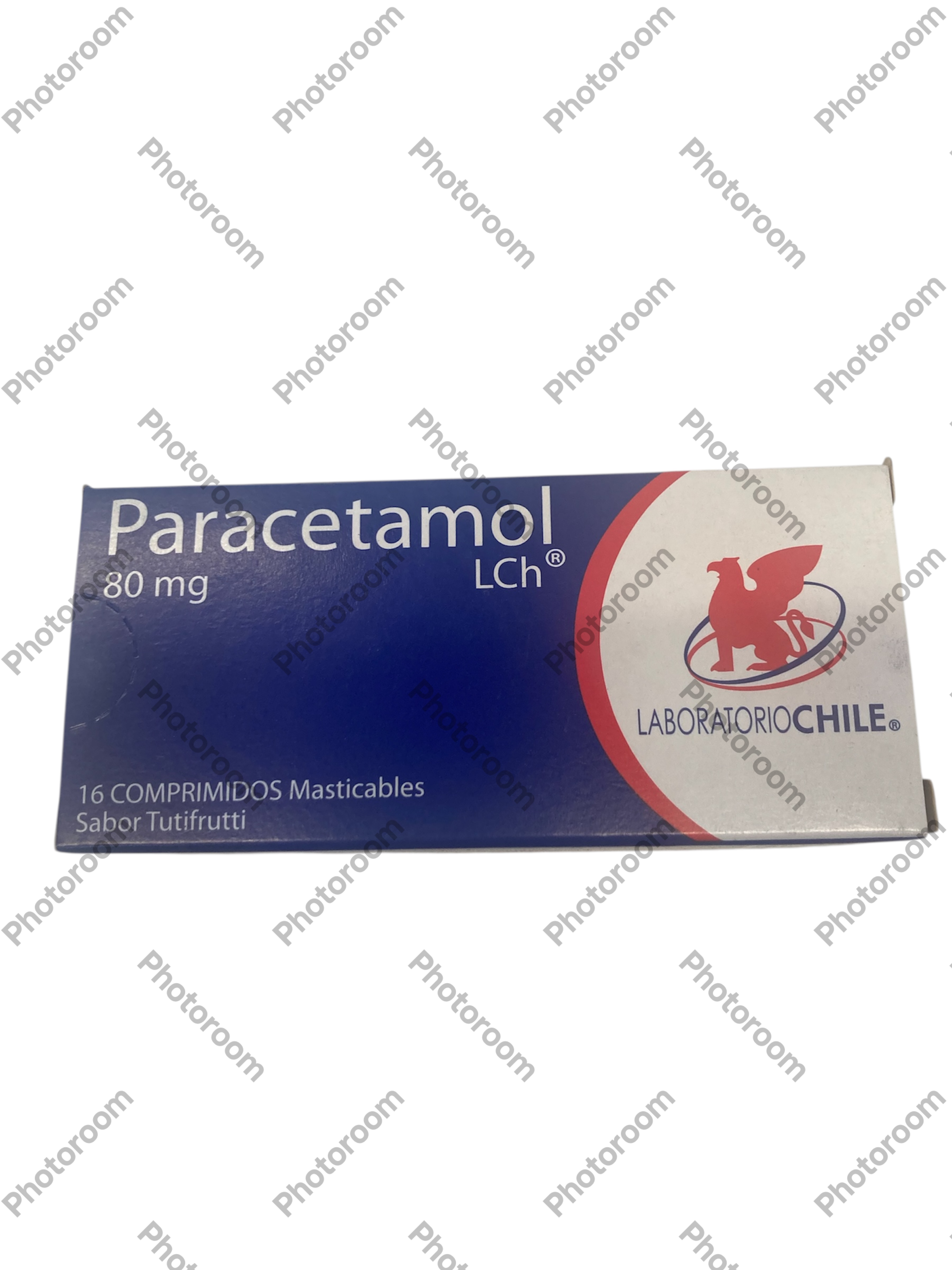 Paracetamol 80 mg x 16 comprimidos masticables infantil