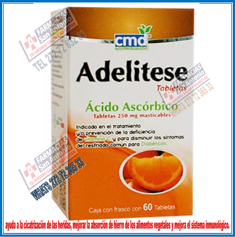 Adelitese 250mg 60tabletas