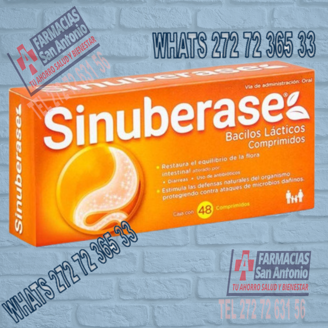 Sinuberase bacilos lácticos 48 comprimidos Promoción