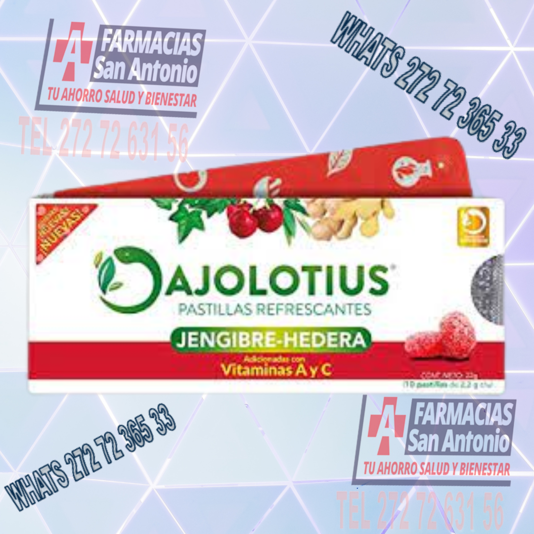 Ajolotius Pastillas Refrescantes Sabor Cereza 10 Pastillas