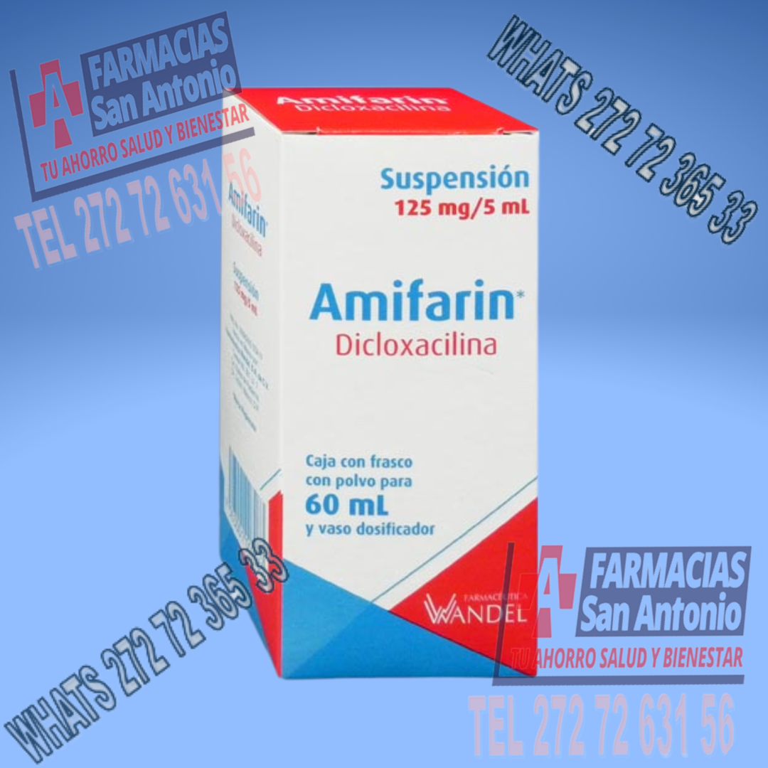 Dicloxacilina 250 mg / 5 ml Amifarin 60ml