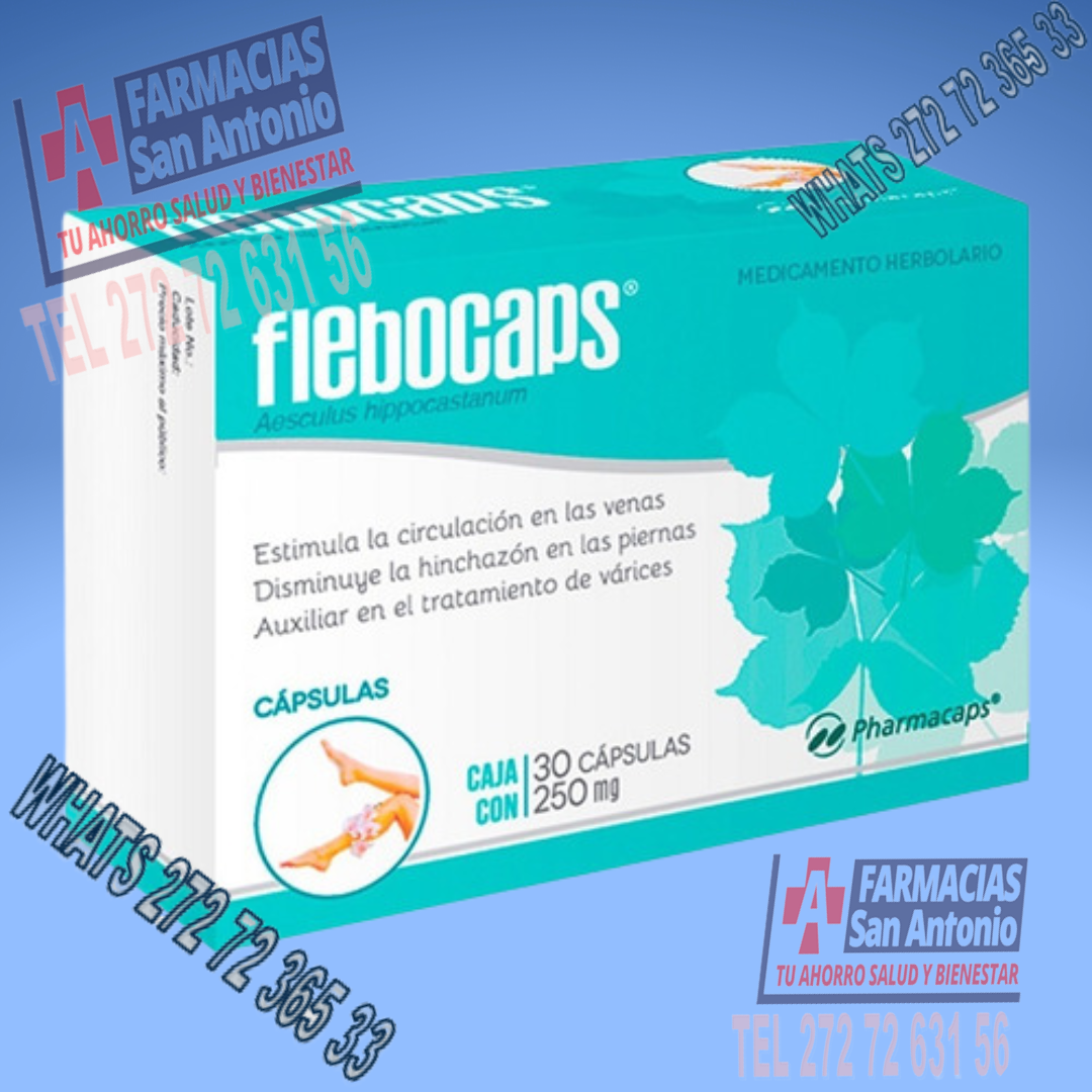 Flebocaps castaña de indias (aesculus hippocastanum) 30c...