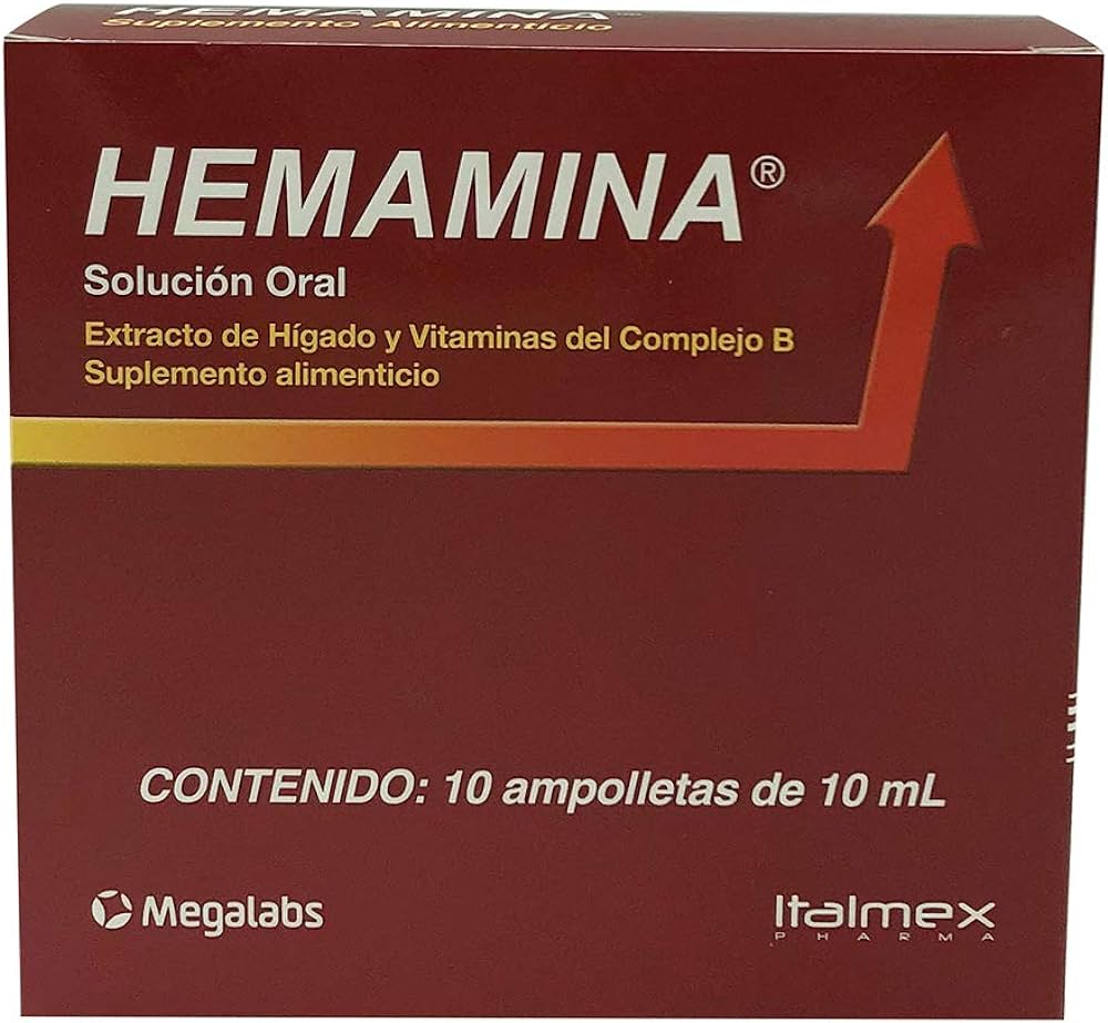 Hemamina 10 ampolletas ingeribles