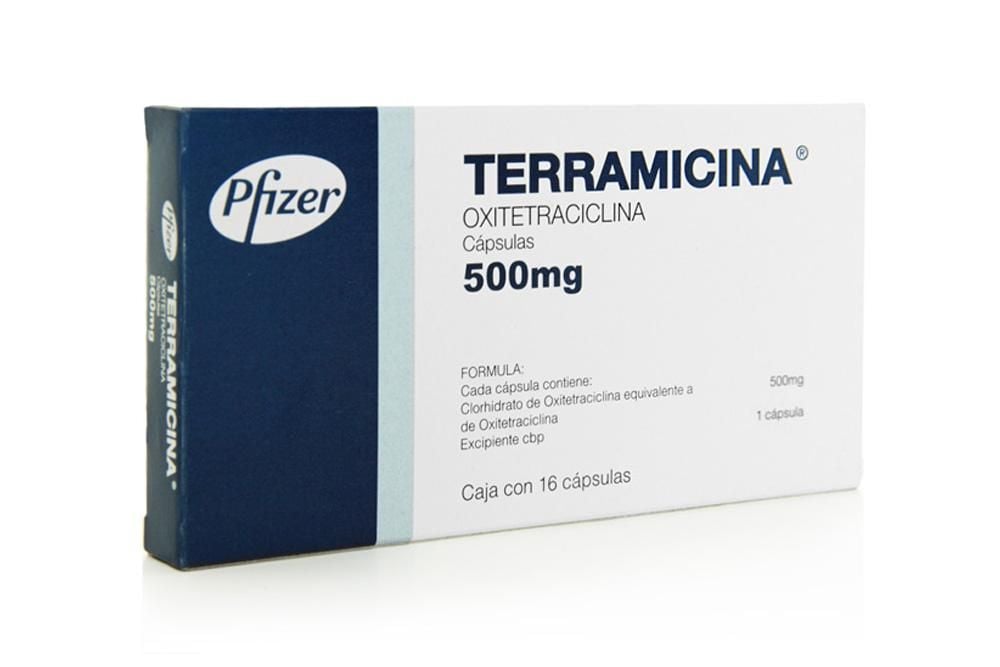 Terramicina 500mg capsulas