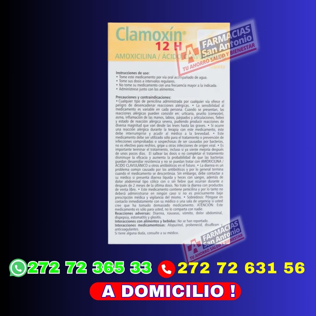 Clamoxin S 600mg - 42.9mg