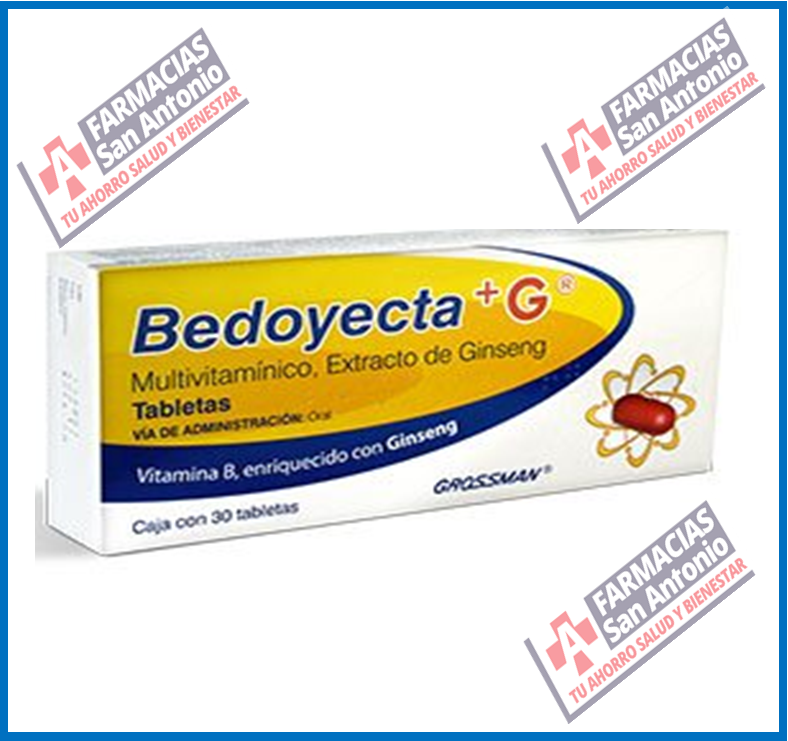 BEYODECTA G MULTIVITAMÍNICO DE GINSENG 30 TABLETAS Promo...