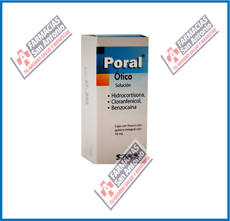 PORAL ÓTICO HIDROCORTIZONA , CLORANFENICOL. BENZOCAINA