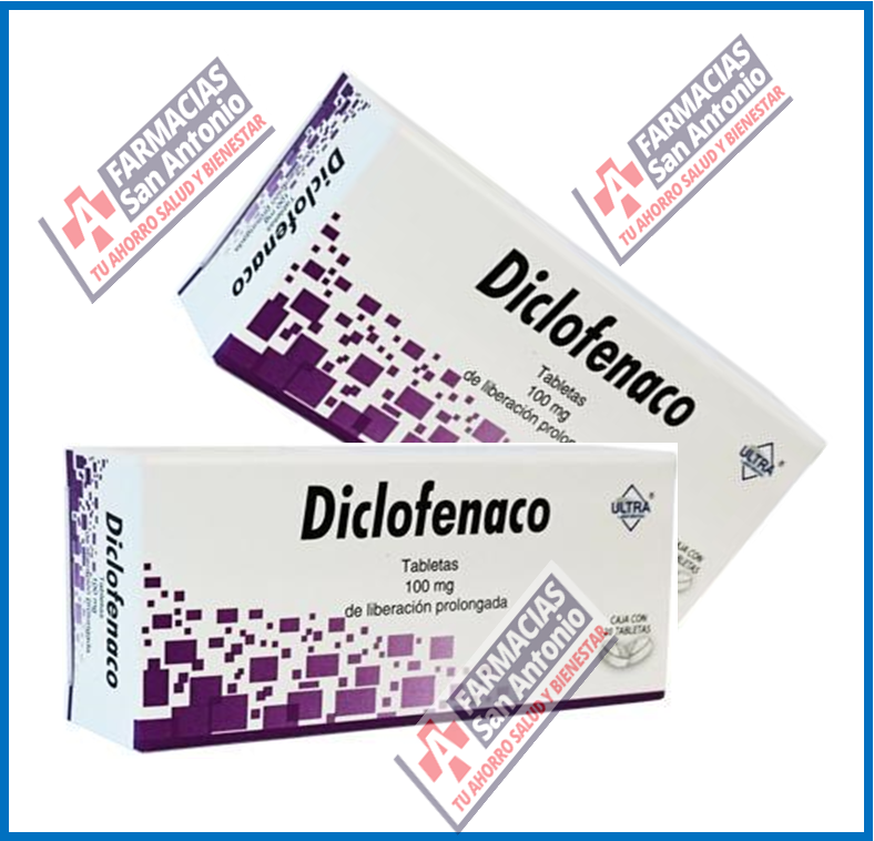 Diclofenaco 100mg 20 tabletas Promocion