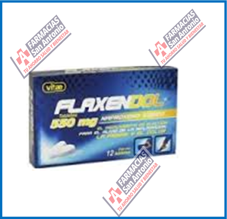 Naproxeno 550mg 12 tabletas Flaxendol