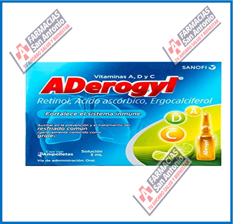 Aderogyl 1 amp ingerible 3ml