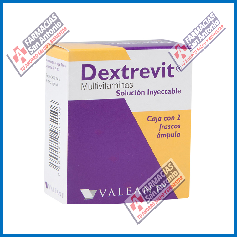 DEXTREVIT MULTIVIT INY 2 AMPOLLETAS PROMOCIÓN