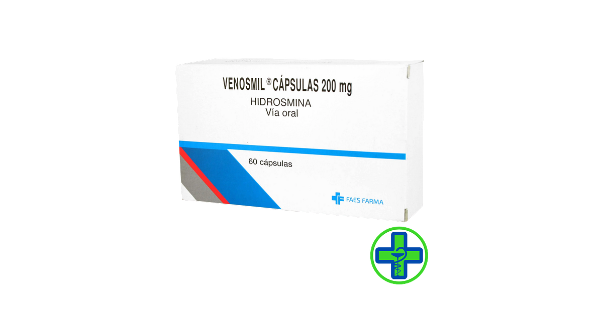 Venosmil 200 mg x 60 Cápsulas (Hidrosmina)