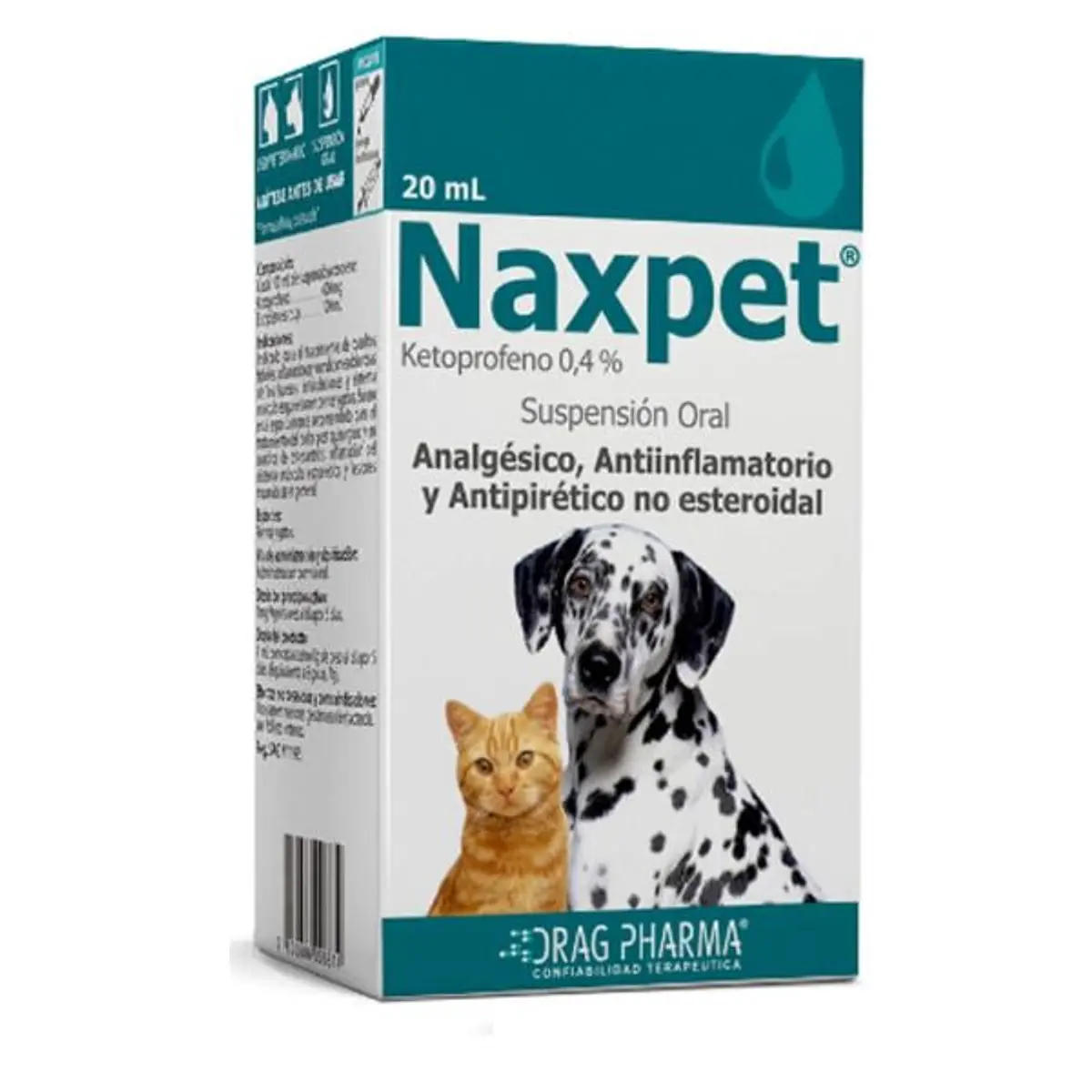 Naxpet 0,4% x20 ml Suspension