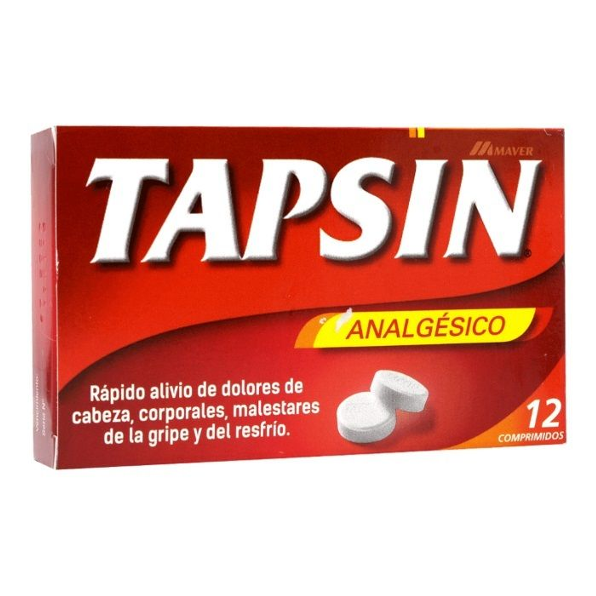 Tapsin Rojo x12 Comprimidos