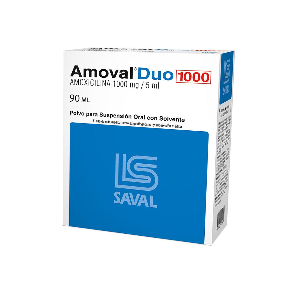 Amoval Duo 1000 mg/5 ml x90 ml Suspension