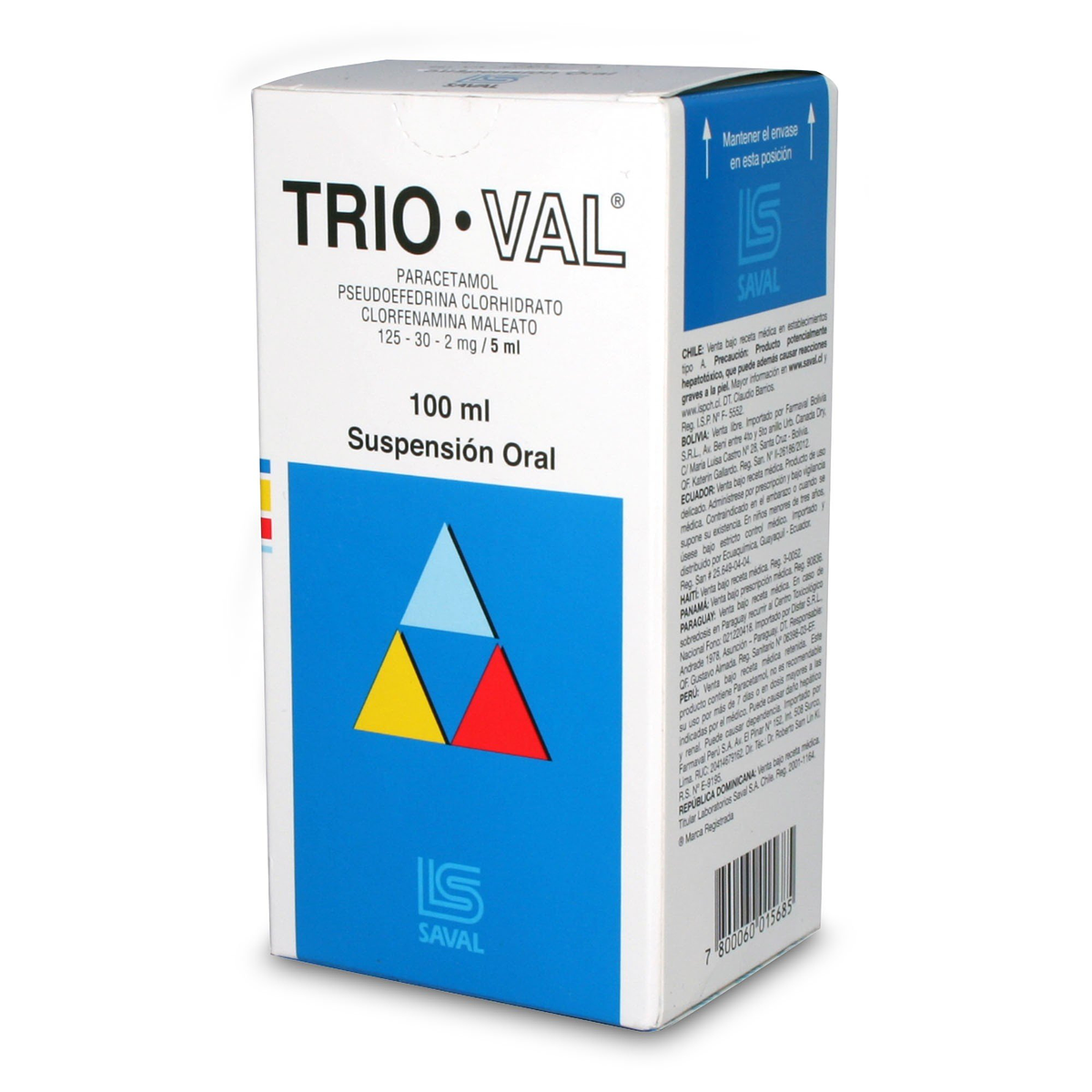 Trio-Val x100 ml Suspensión Oral