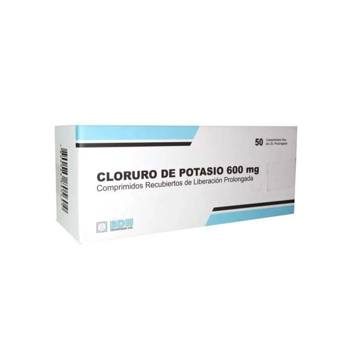 Cloruro de Potasio 600 mg x 50 Comprimidos Liberacion Pr...